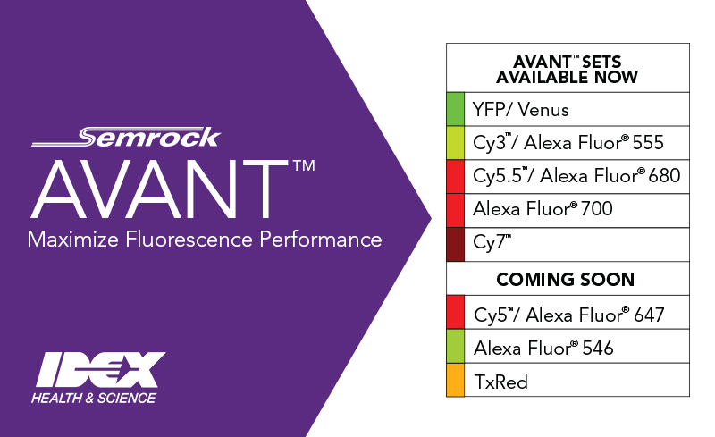 Maximize Fluorescence Performance with new Avant™ Filter Set Family